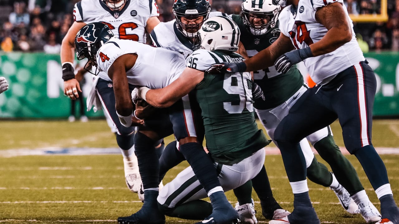 Henry Anderson & Jets' D vs. Houston: Close but No Cigar
