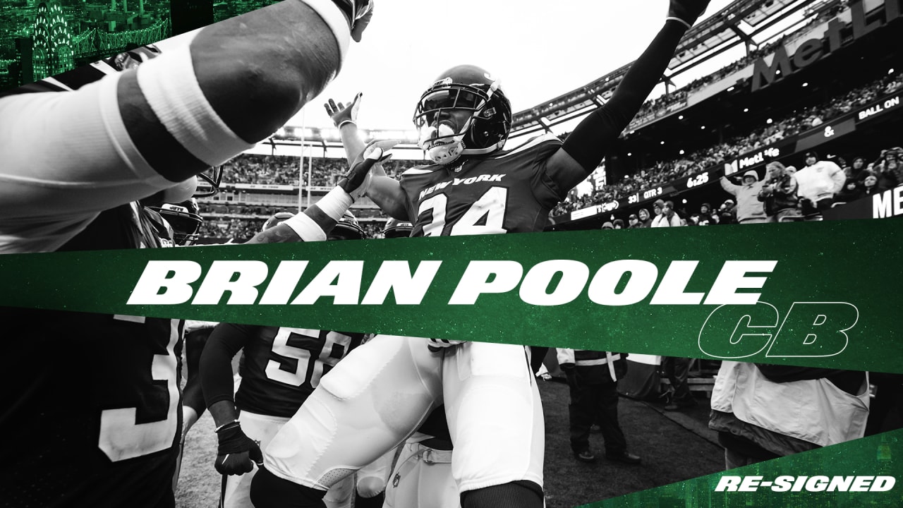 Cornerback Brian Poole Re-Signs with Jets