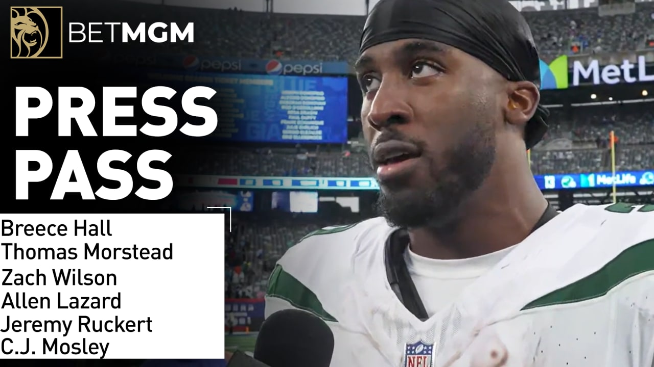 Jets Press Pass | Breece Hall, Thomas Morstead, Zach Wilson & More ...