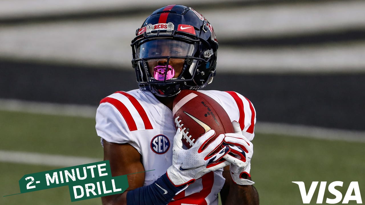 2-Minute Drill Draft Pick Profile | WR Elijah Moore
