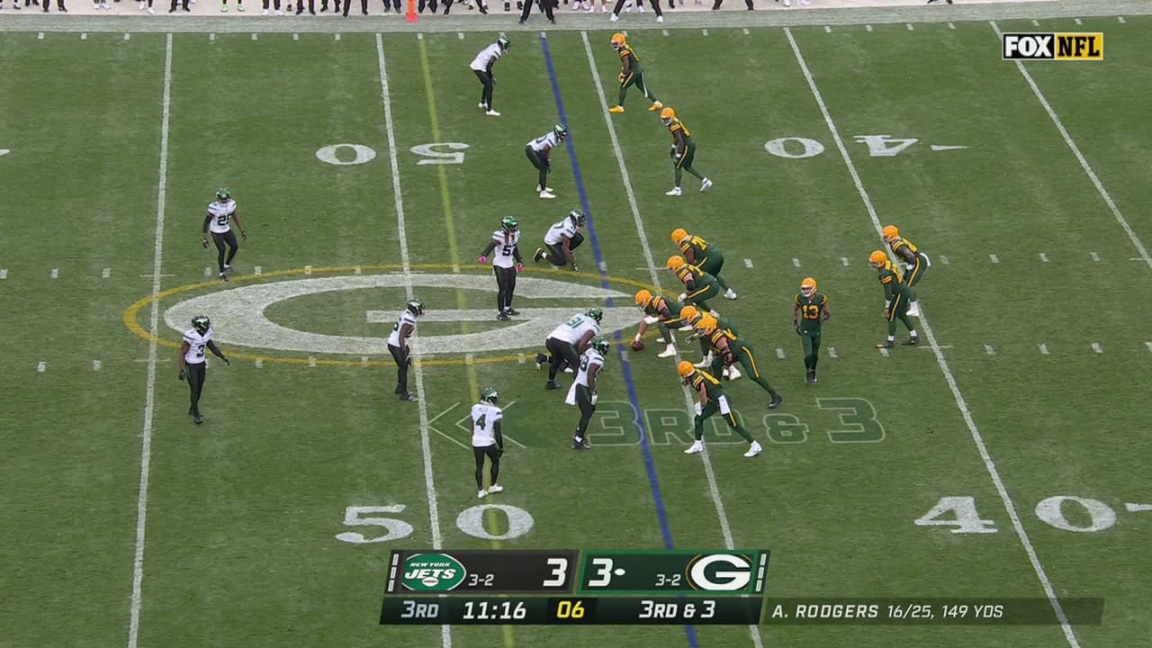 Highlight | John Franklin-Myers Sacks Aaron Rodgers on Third Down