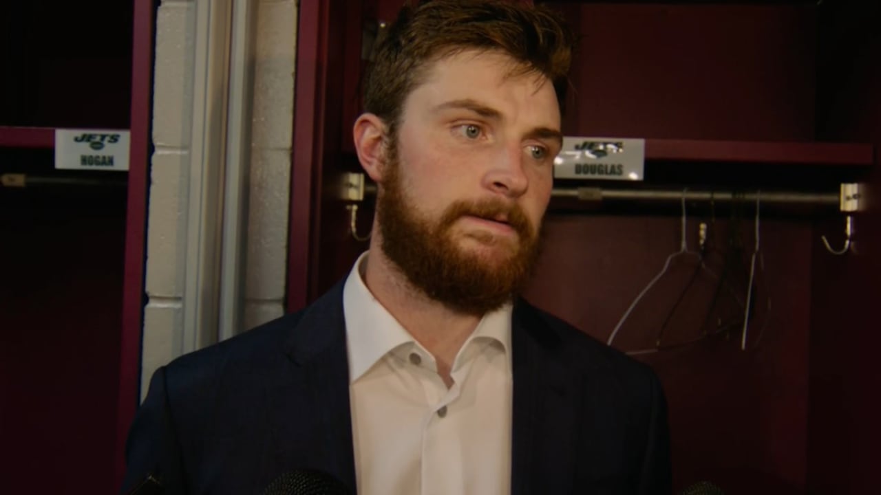 Luke Falk Postgame Press Conference | Jets at Patriots (9/22)