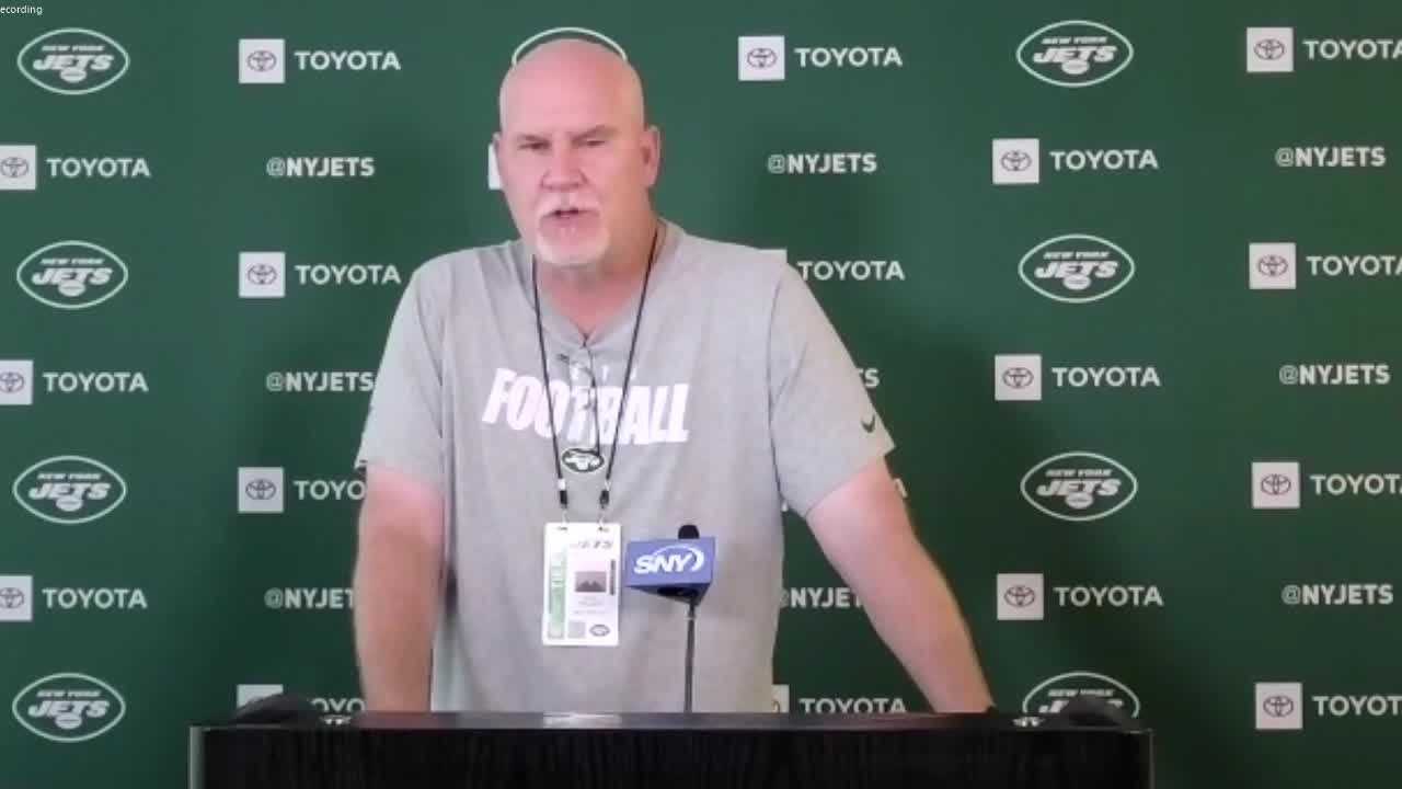 OL Coach Frank Pollack Training Camp Press Conference (8/18)
