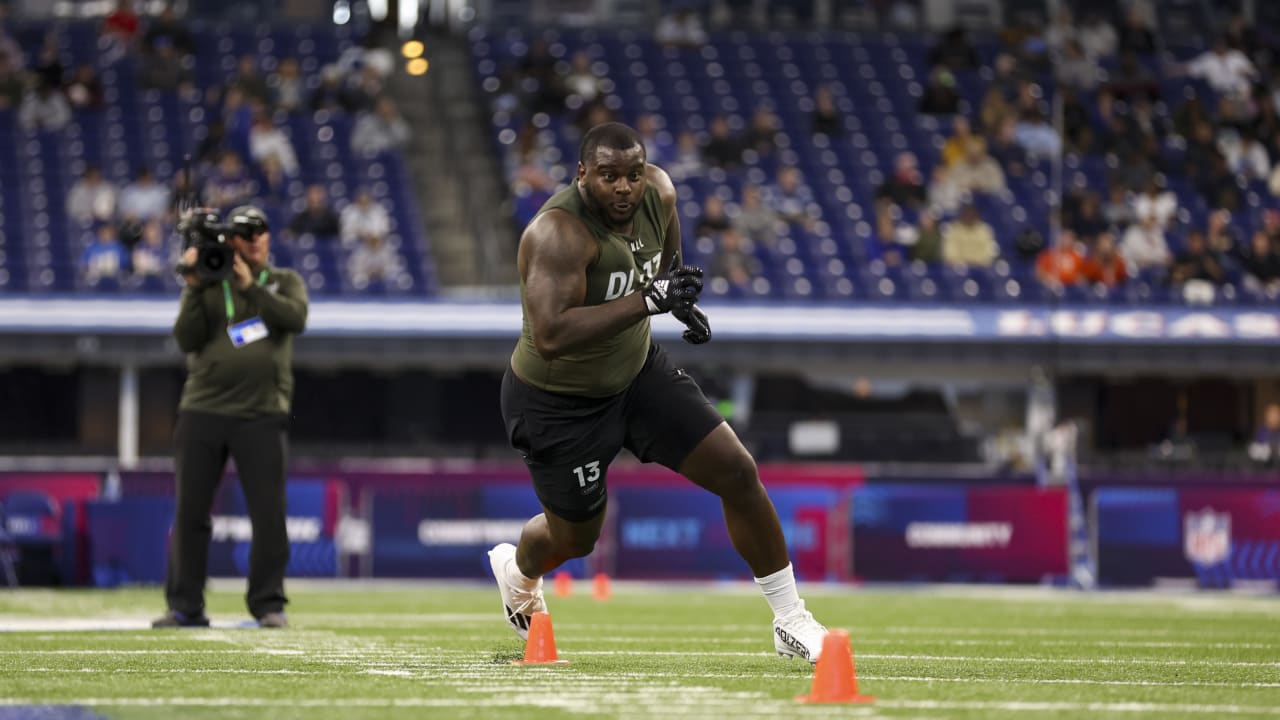Photos | Top Images of the Defensive Line Workout at the 2023 NFL Combine