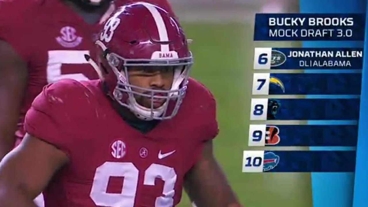 NFLN Mock Draft: Jets Select DL Jonathan Allen