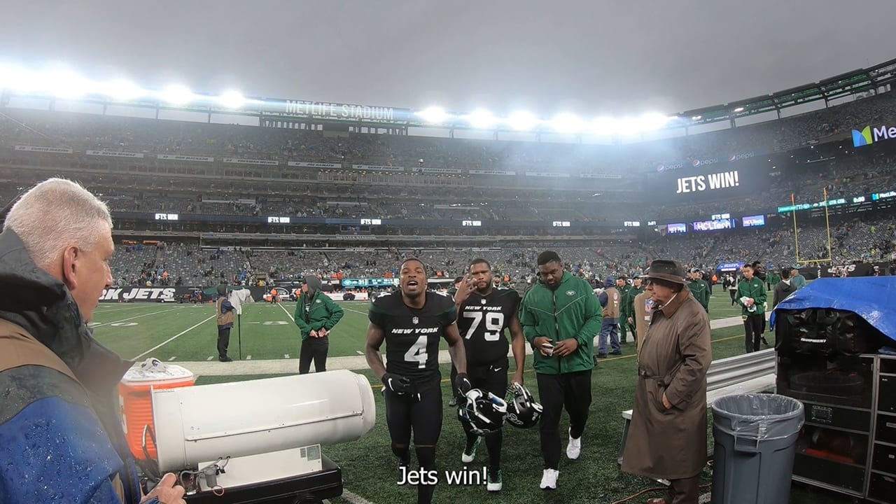 Jets Win Cam | Celebrating the Home Win Over the Bears