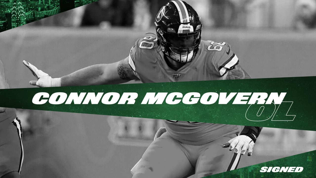 Jets Sign C Connor McGovern