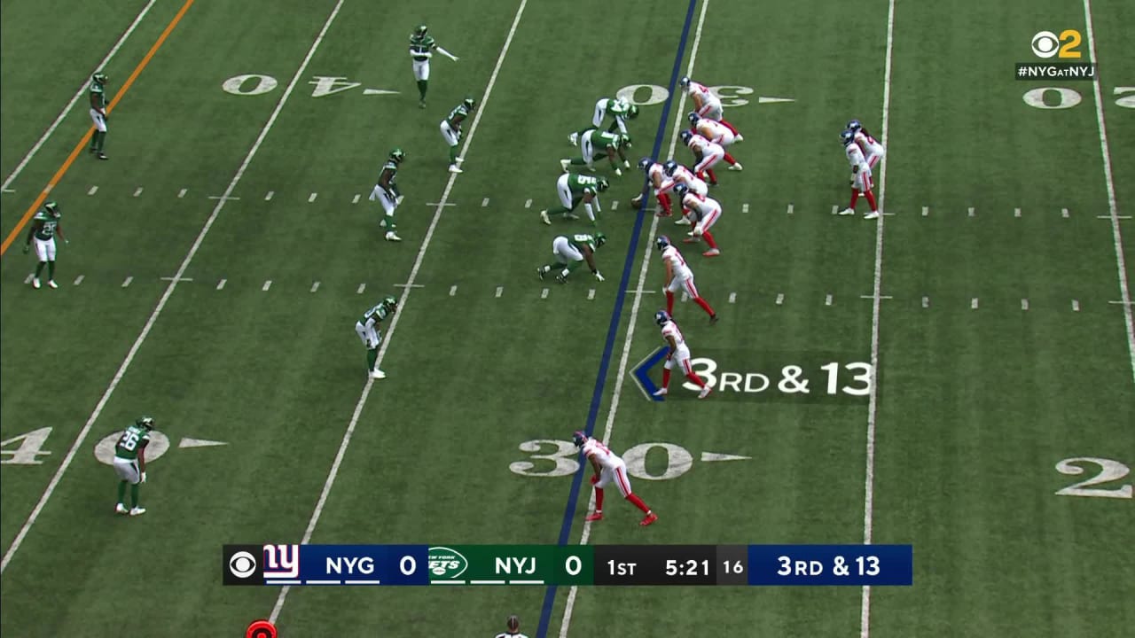 Highlight | Michael Carter II Leaps for an Interception vs. the Giants