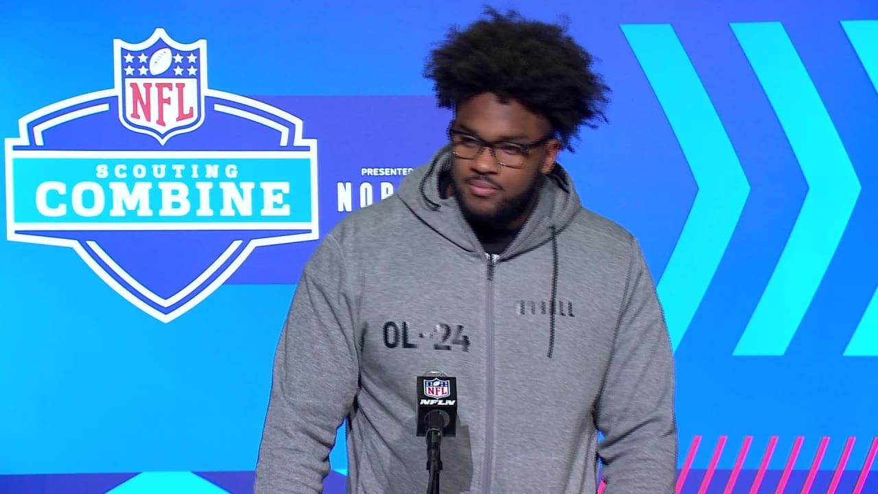 OT Paris Johnson (Ohio State) NFL Combine Press Conference