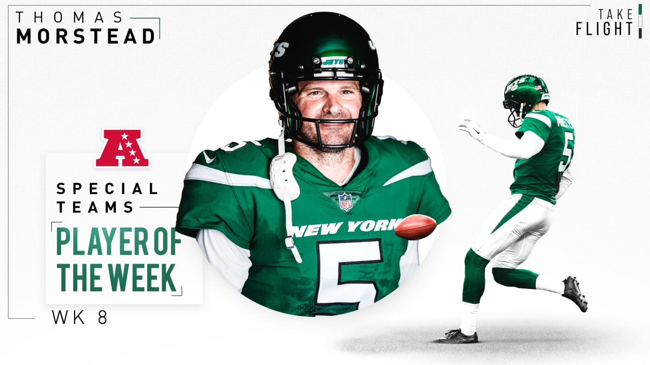 Jets Thomas Morstead Named AFC Special Teams Player of the Week