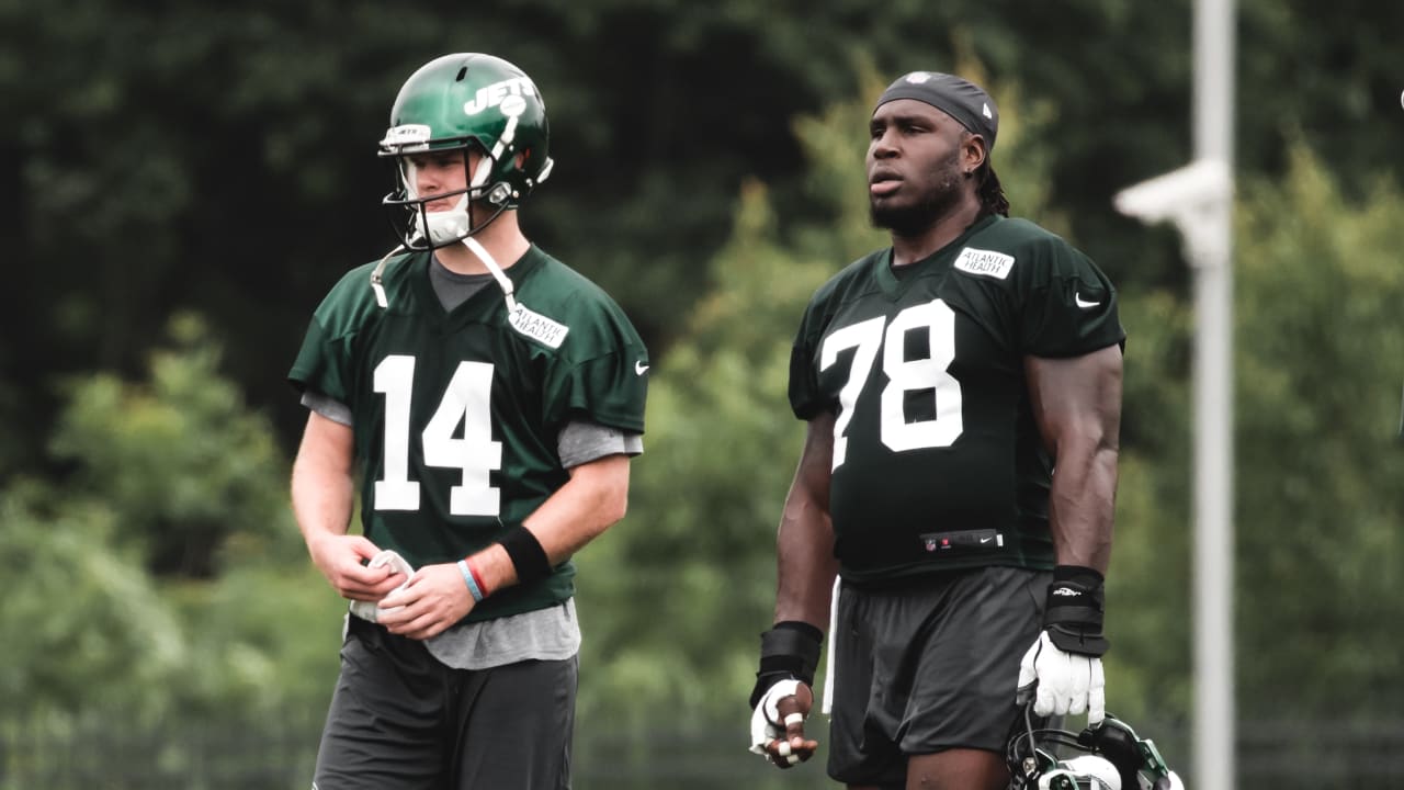 Jets C Jonotthan Harrison: Sam Darnold Is 'My Guy'