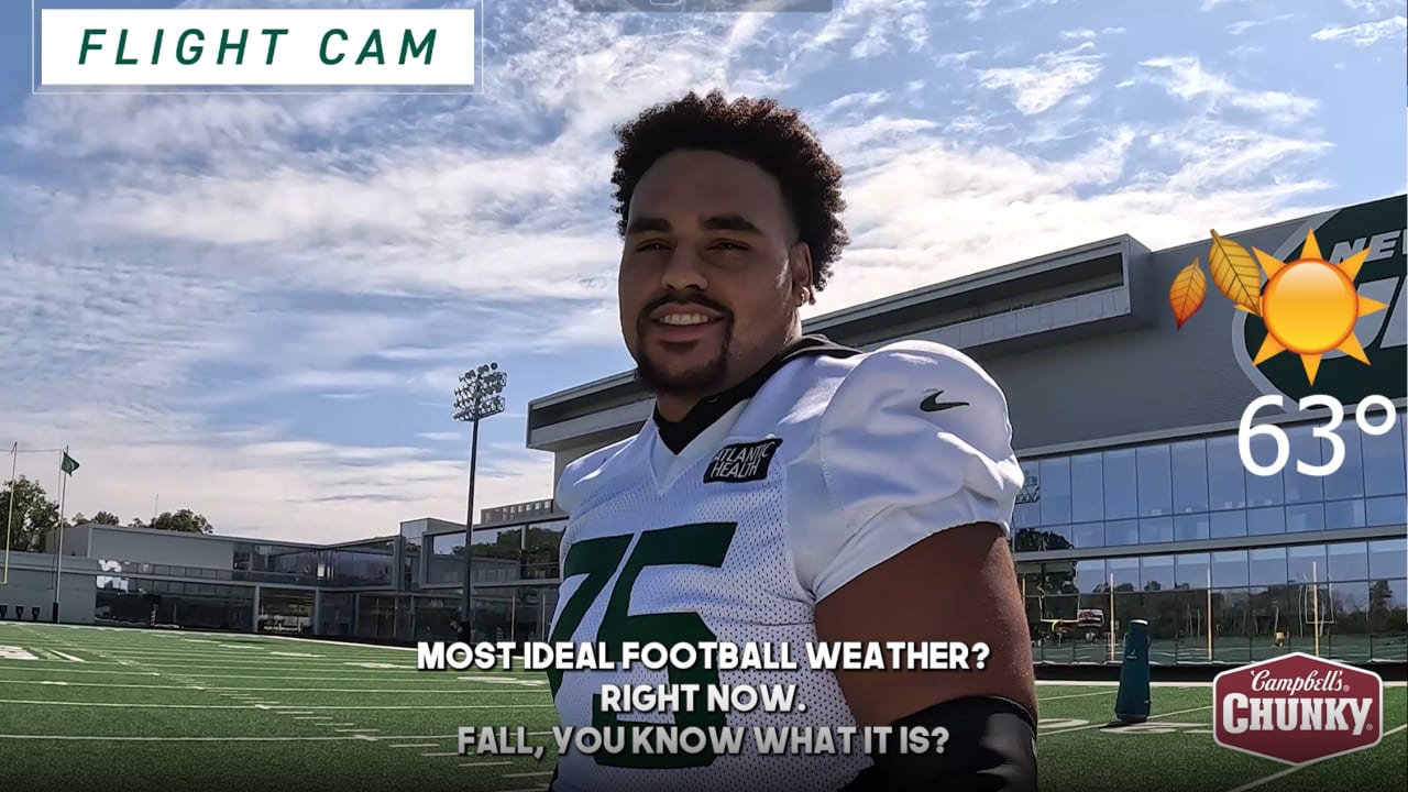 Jets Flight Cam | What is Your Most Ideal Football Weather?