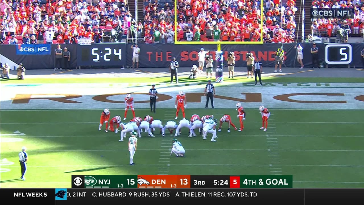 Highlight | Greg Zuerlein's Third FG Extends the Jets' Lead