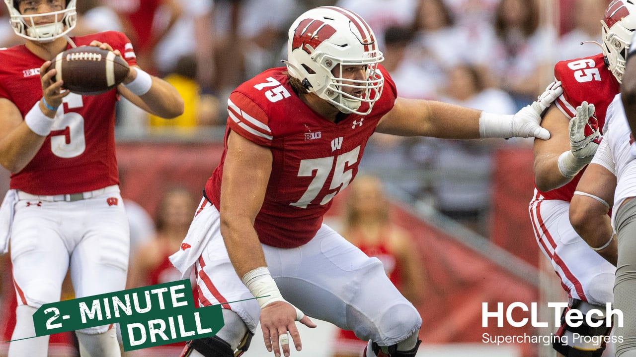 2-Minute Drill Draft Pick Profile | OL Joe Tippmann