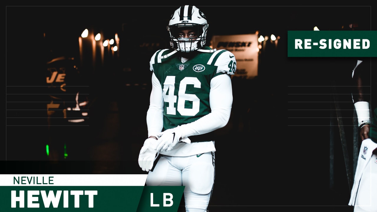 LB/ST Neville Hewitt Re-Signs with Jets