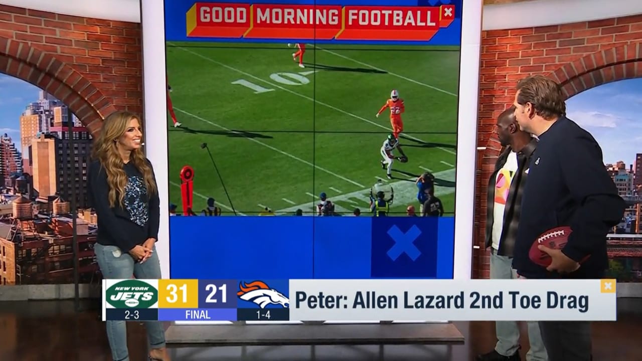 Allen Lazard's Toe Drag Catch Among 'Good Morning Football's' Hidden ...