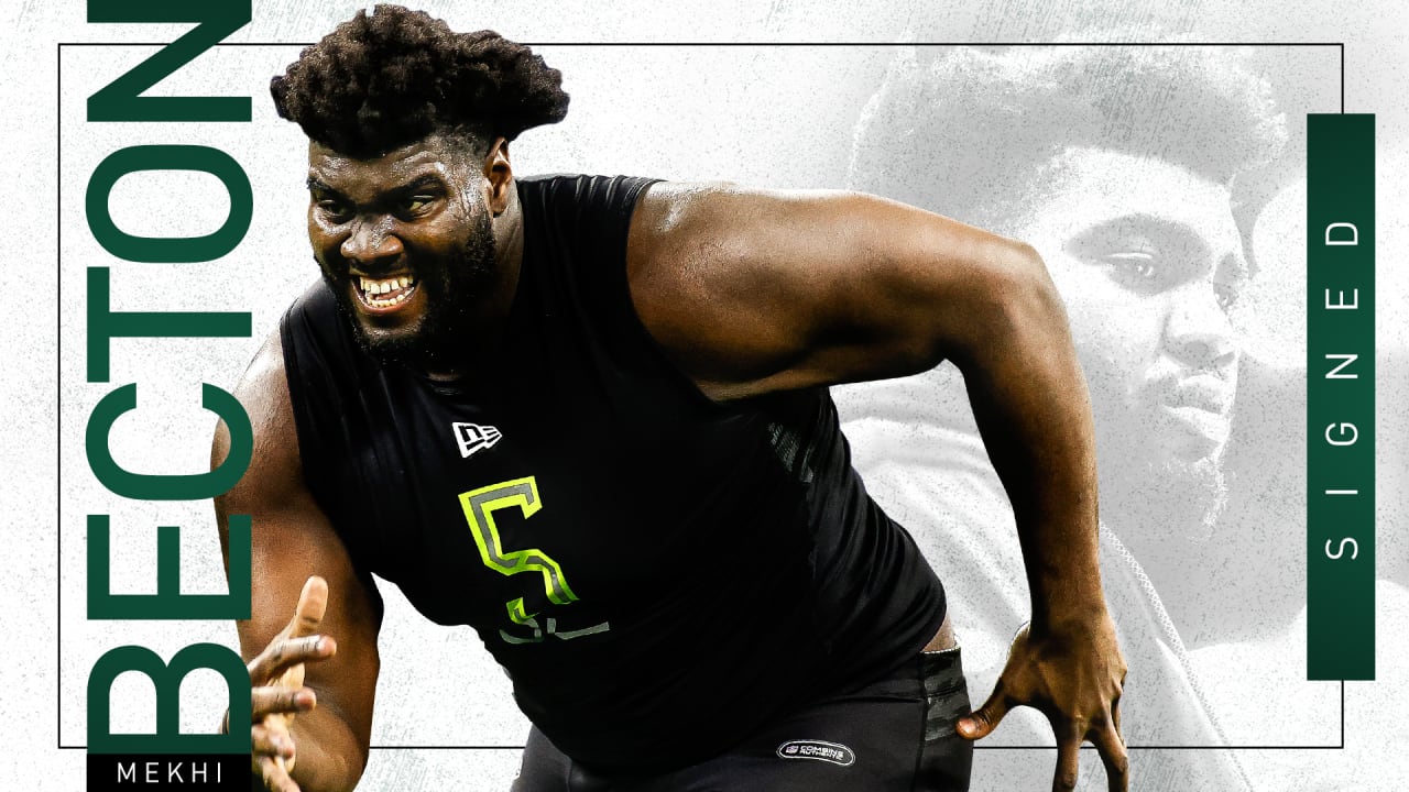 Mekhi Becton Puts Pen to Paper, Signs with Jets