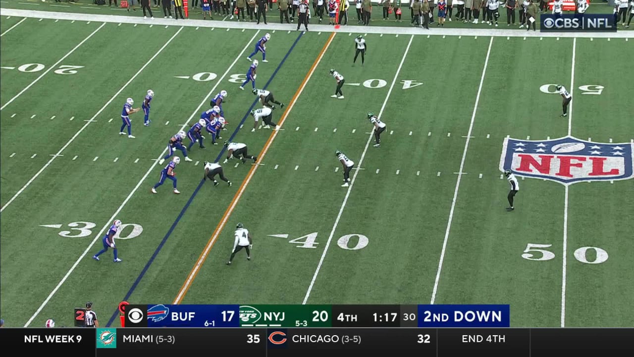Highlight | Bryce Huff's Strip-Sack on Josh Allen Knocks Bills Back 19 yards in Crunch Time