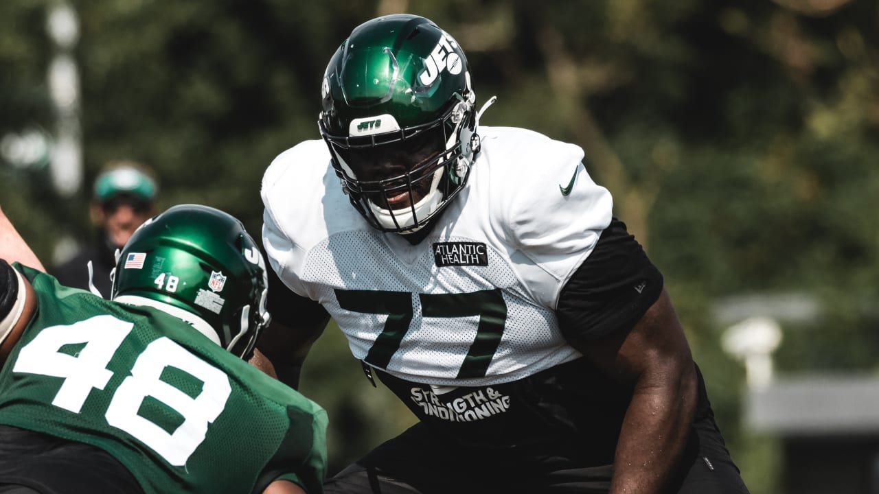 Jets OL Mekhi Becton Takes Big Strides as Team Wraps 2020 Training Camp