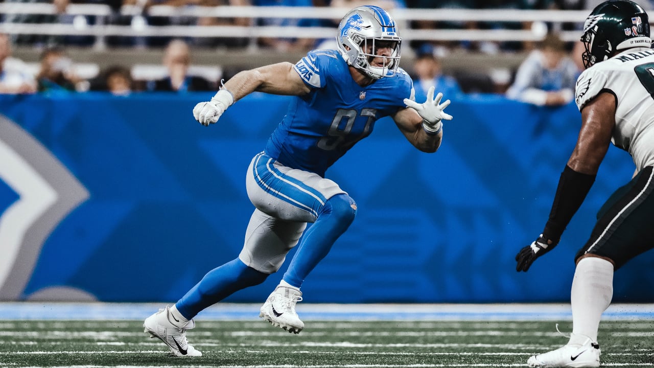 Detroit Lions DL coach not worried about rookie Aidan Hutchinson after quiet debut