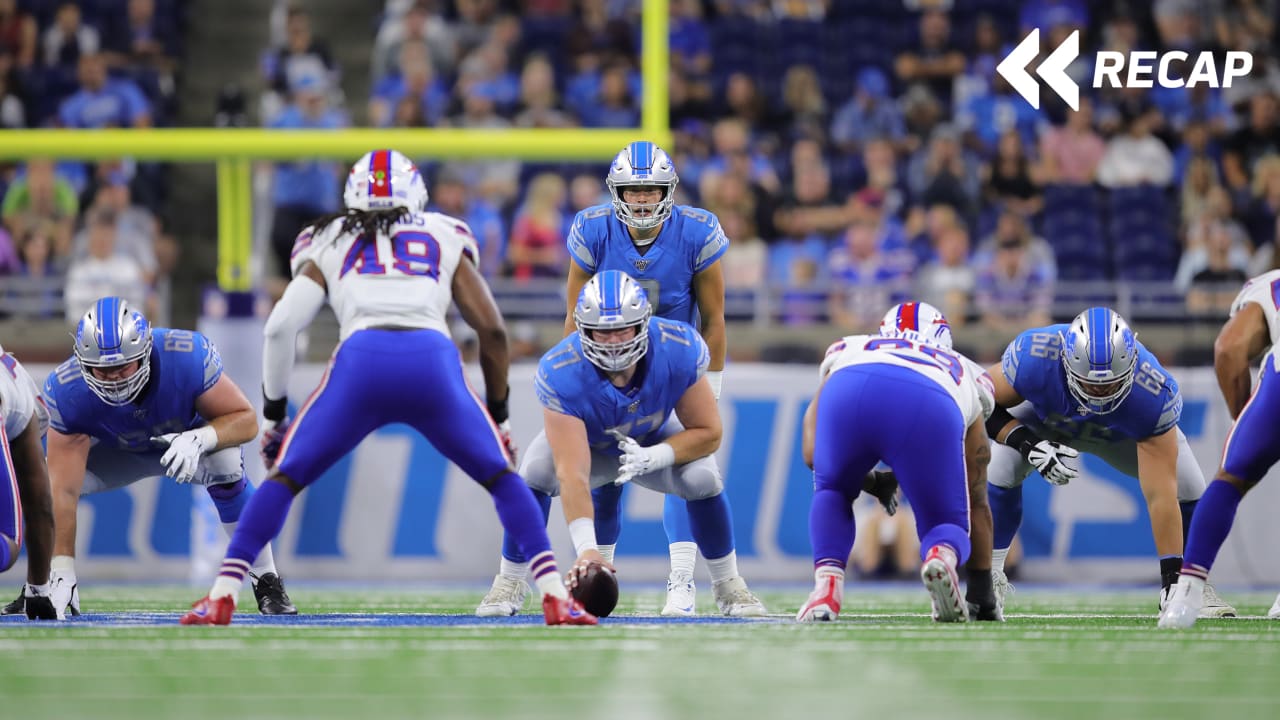 RECAP: Lions vs. Bills