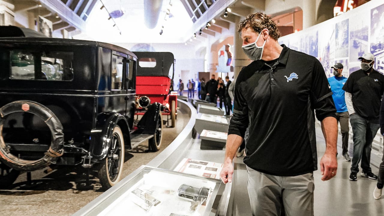 Lions coaches visit Ford Field and the Henry Ford Museum