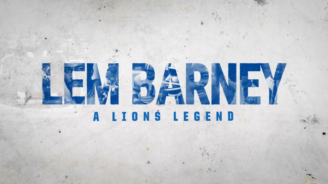 Lions Legends: Lem Barney