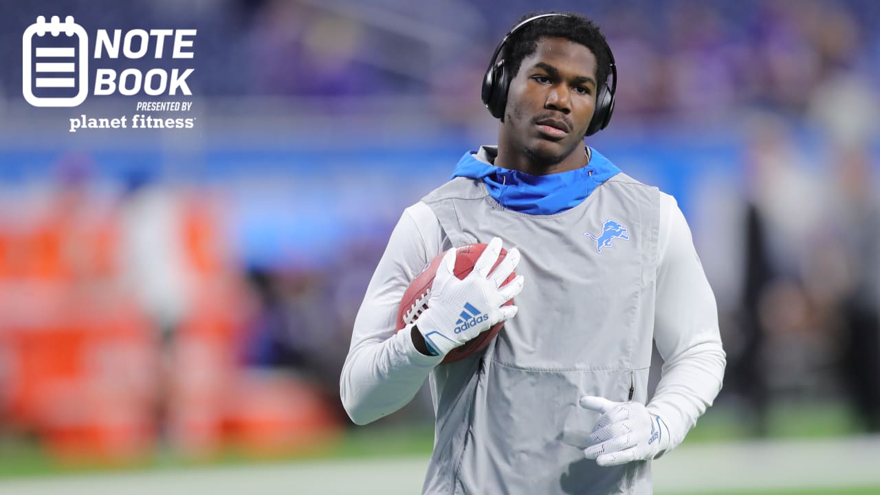 NOTEBOOK: Kerryon Johnson returns to practice