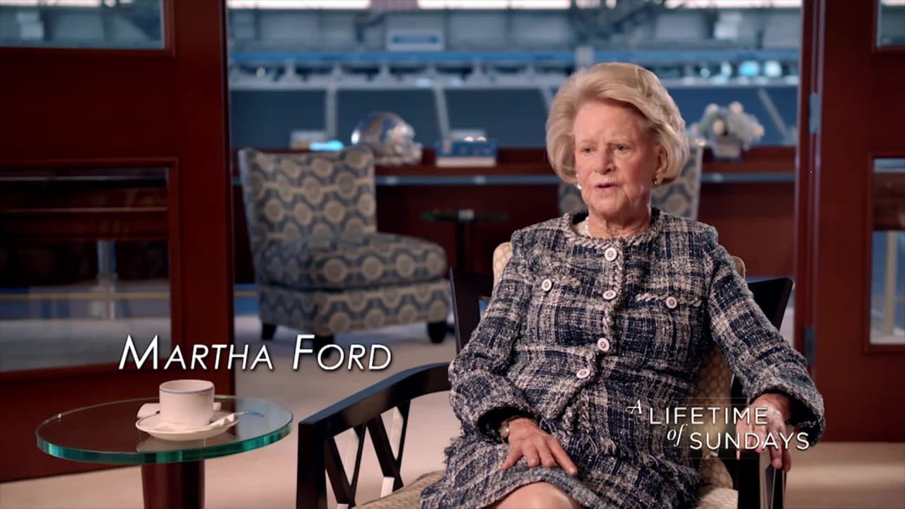 'A Lifetime of Sundays': Detroit Lions owner Martha Ford