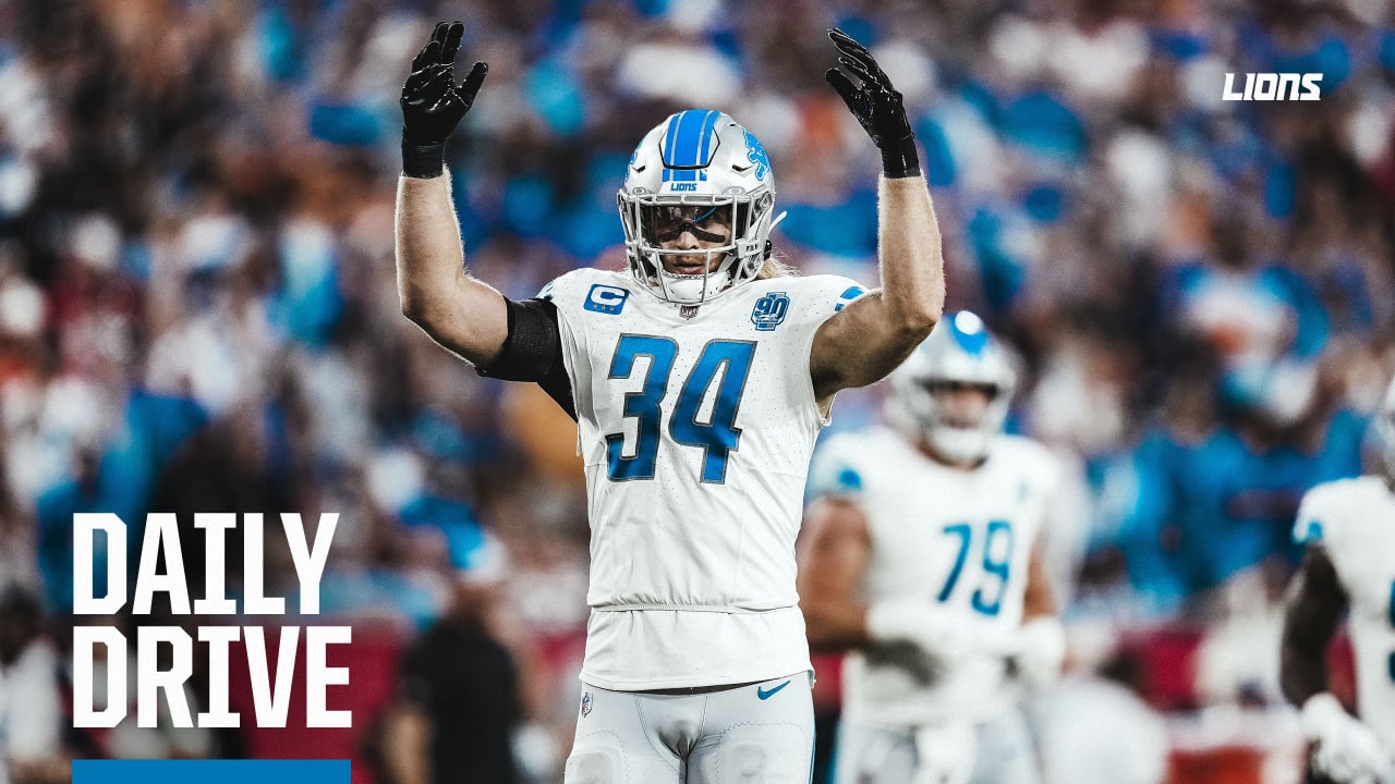 THE DAILY DRIVE: Lions' Alex Anzalone leads defense to victory after ...