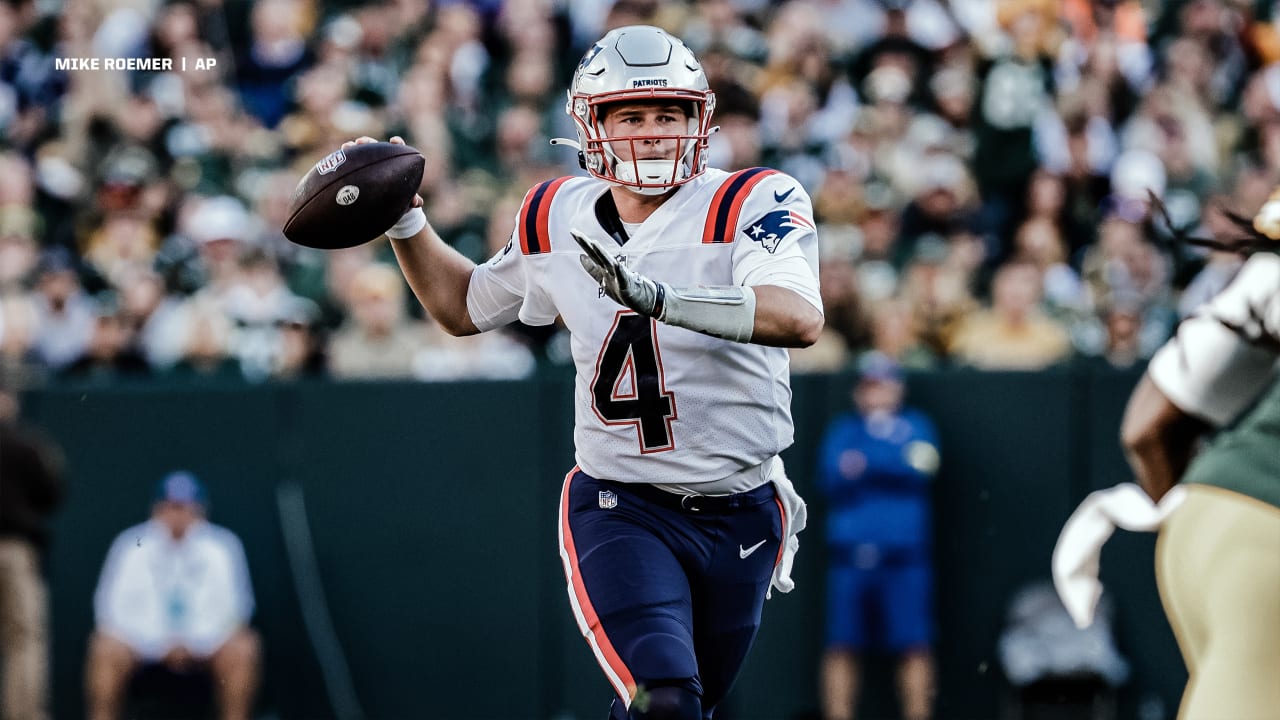 New England QB Bailey Zappe focusing on getting ‘one percent better ...
