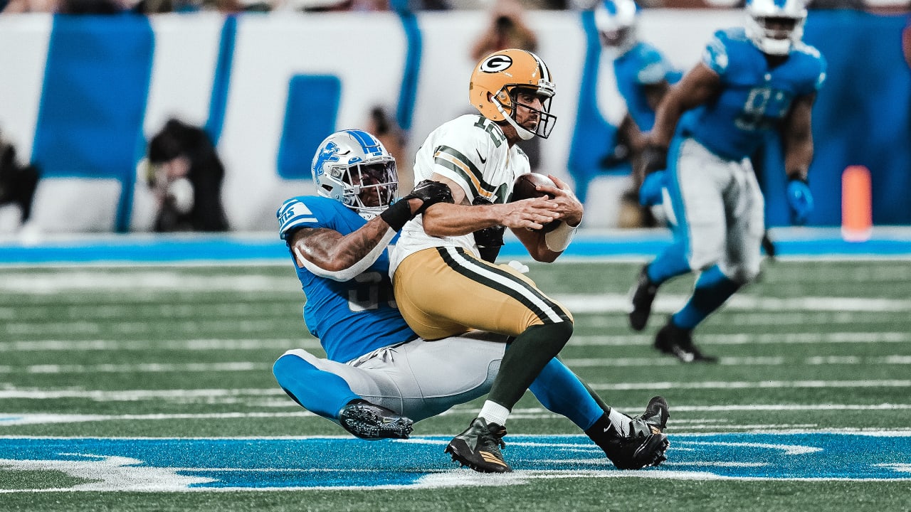 LB Derrick Barnes puts up career performance in Detroit Lions' win over ...