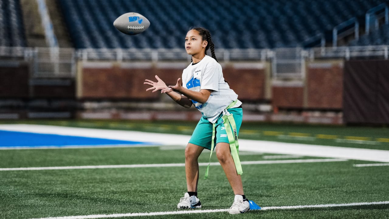 Girls Flag Football Clinic at Ford Field: March 28