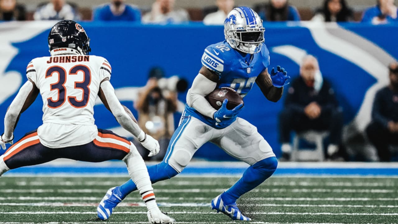 Detroit Lions RB D'Andre Swift suffers shoulder sprain in loss to Chicago Bears