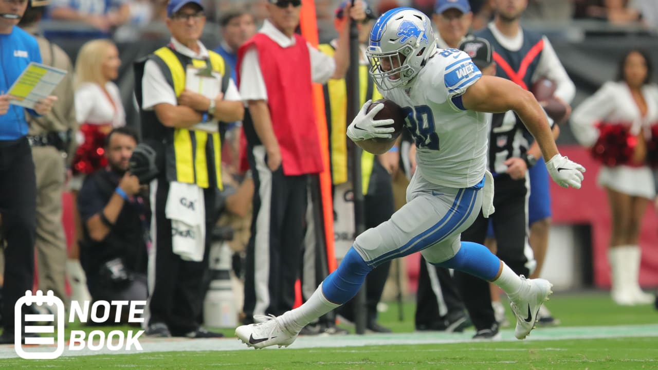 NOTEBOOK: Hockenson sets NFL record in debut