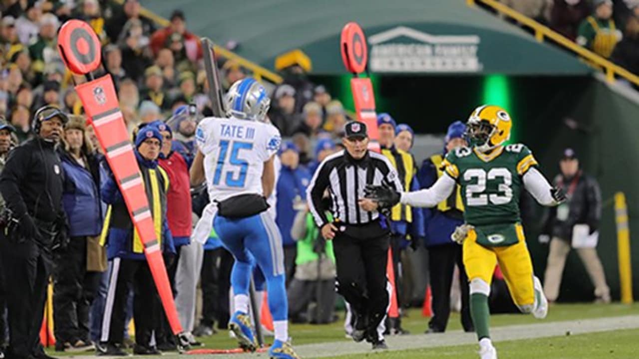 HIGHLIGHT: Tate toe drag swag along the sideline