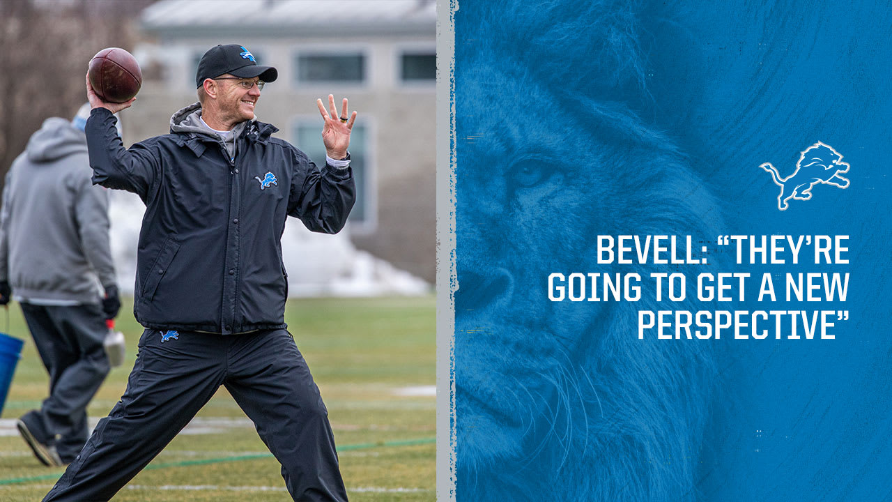 Bevell: "They're going to get a new perspective"