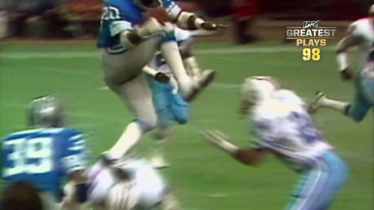 'NFL 100 Greatest' No. 98: Detroit Lions running back Billy Sims ...