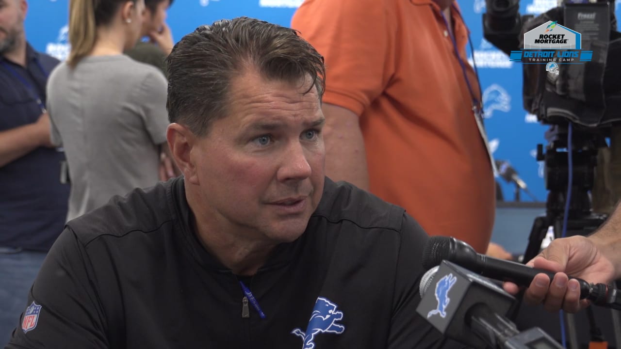 Lions defensive coaches on beginning training camp
