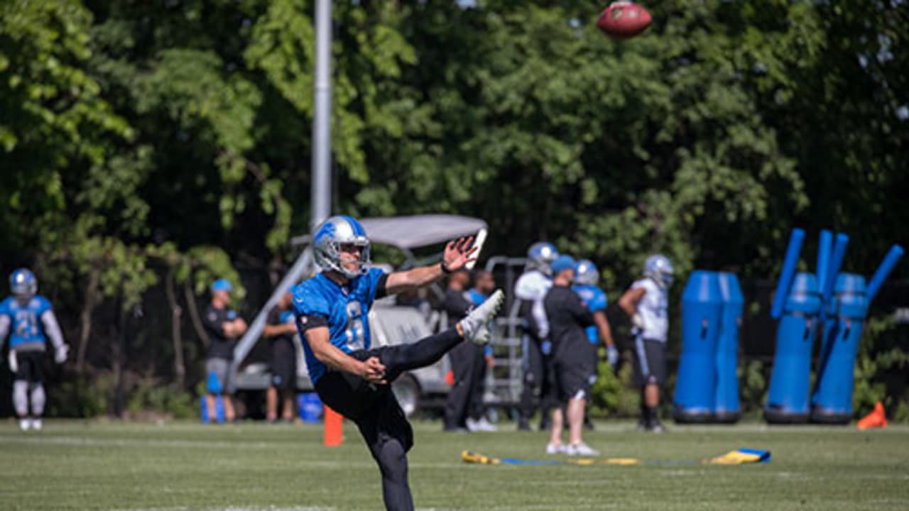 Punter Sam Martin returns to practice