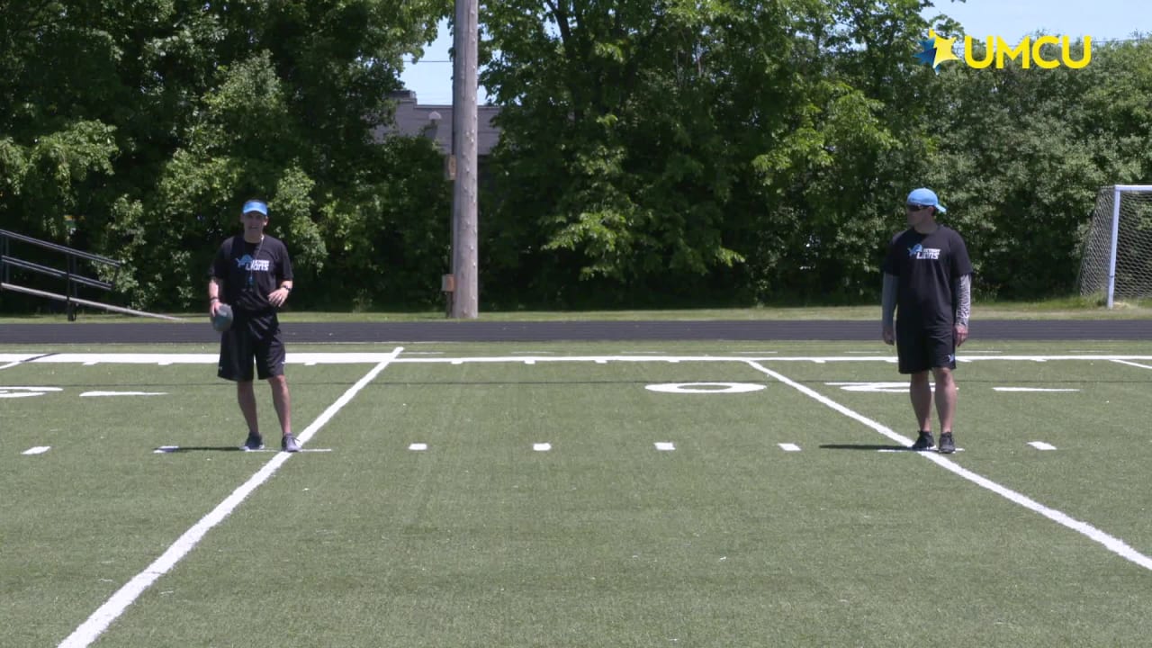 QB - Movement Throwing Drills - Down the Line