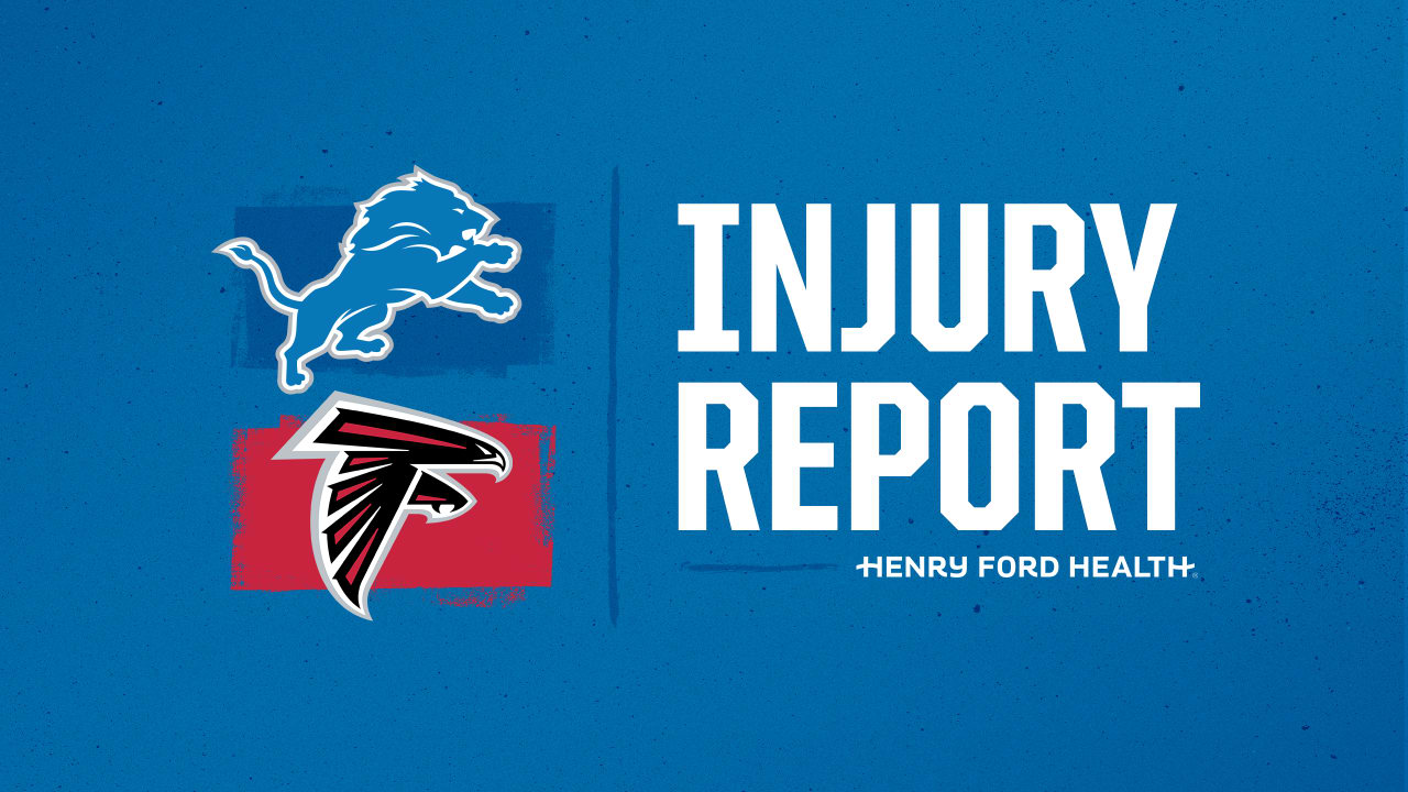 Atlanta Falcons vs Detroit Lions Week 3 injury report and game ...