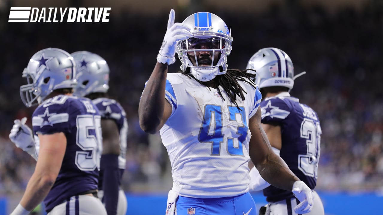 THE DAILY DRIVE: Lions newcomer Bo Scarbrough runs with long-awaited ...
