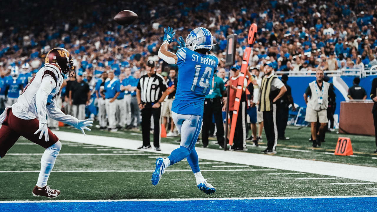 Detroit Lions WR Amon-Ra St. Brown continues to set records in win over ...