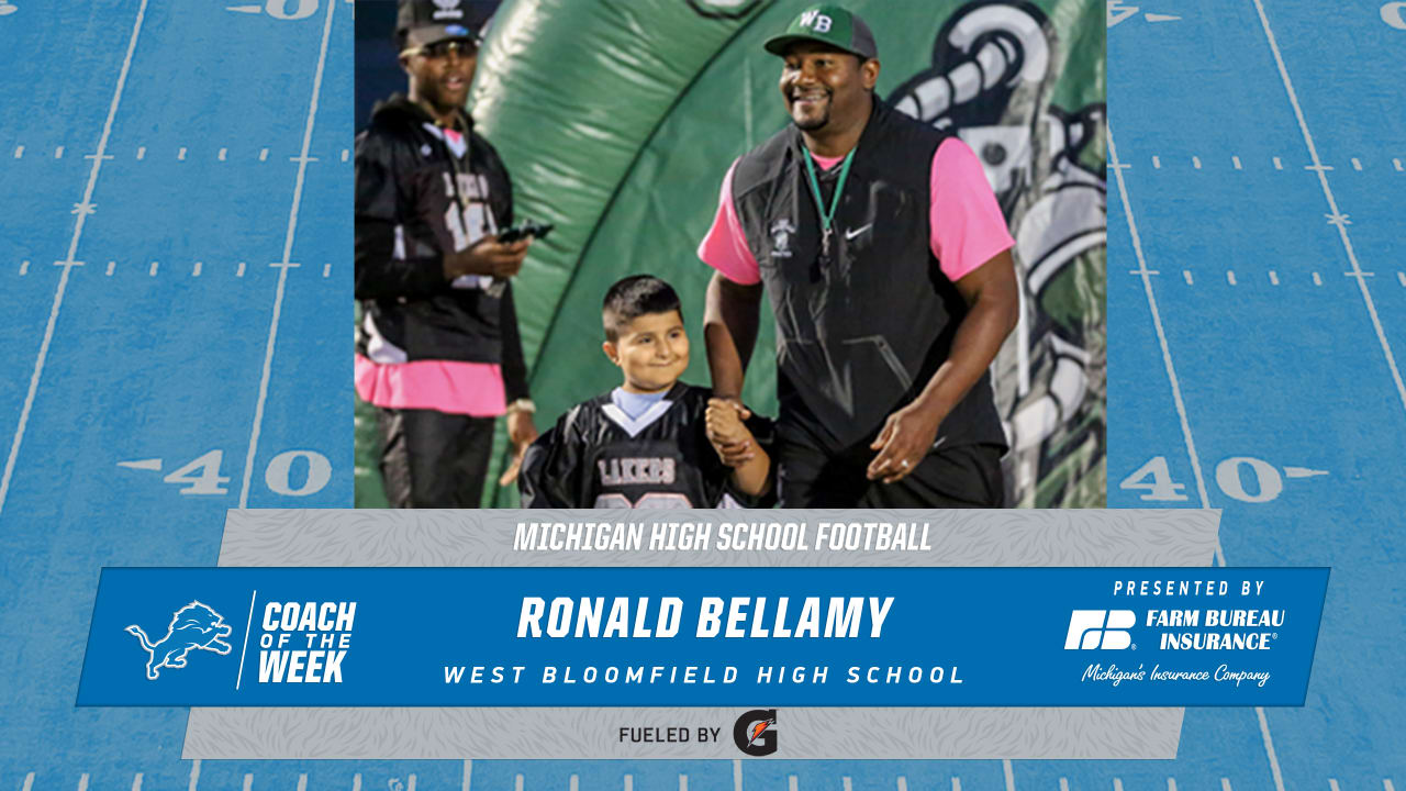 Ron Bellamy named High School Football Coach of the Week
