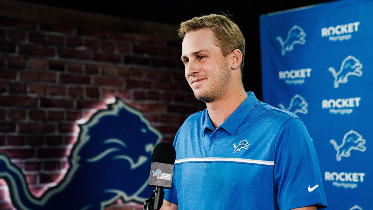 Jared Goff introductory press conference photos