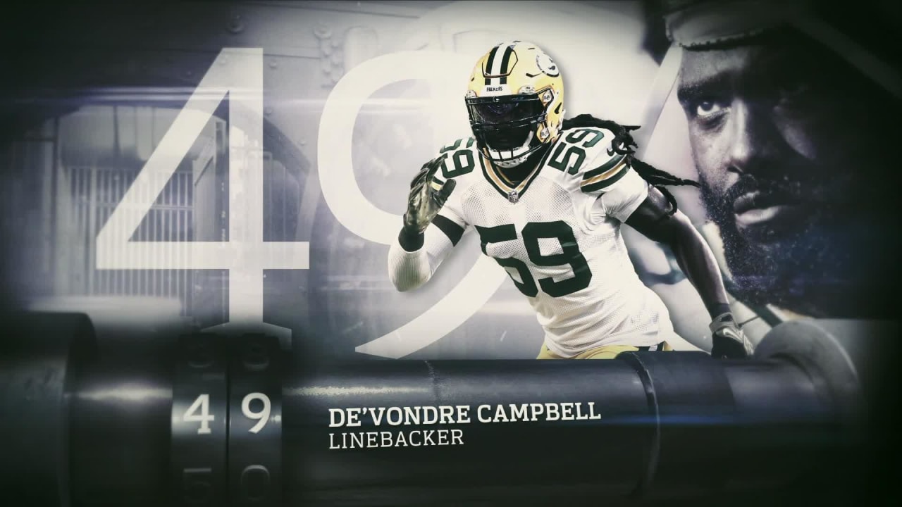 Top 100 Players of 2022: Packers LB De'Vondre Campbell - No. 49 Top 100 Players of 2022: Packers LB De'Vondre Campbell - No. 49