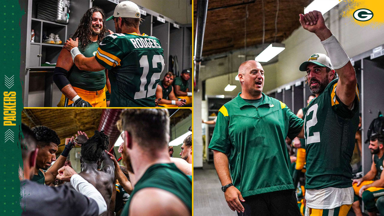 Locker Room Pass: Packers celebrate Week 3 win over Buccaneers