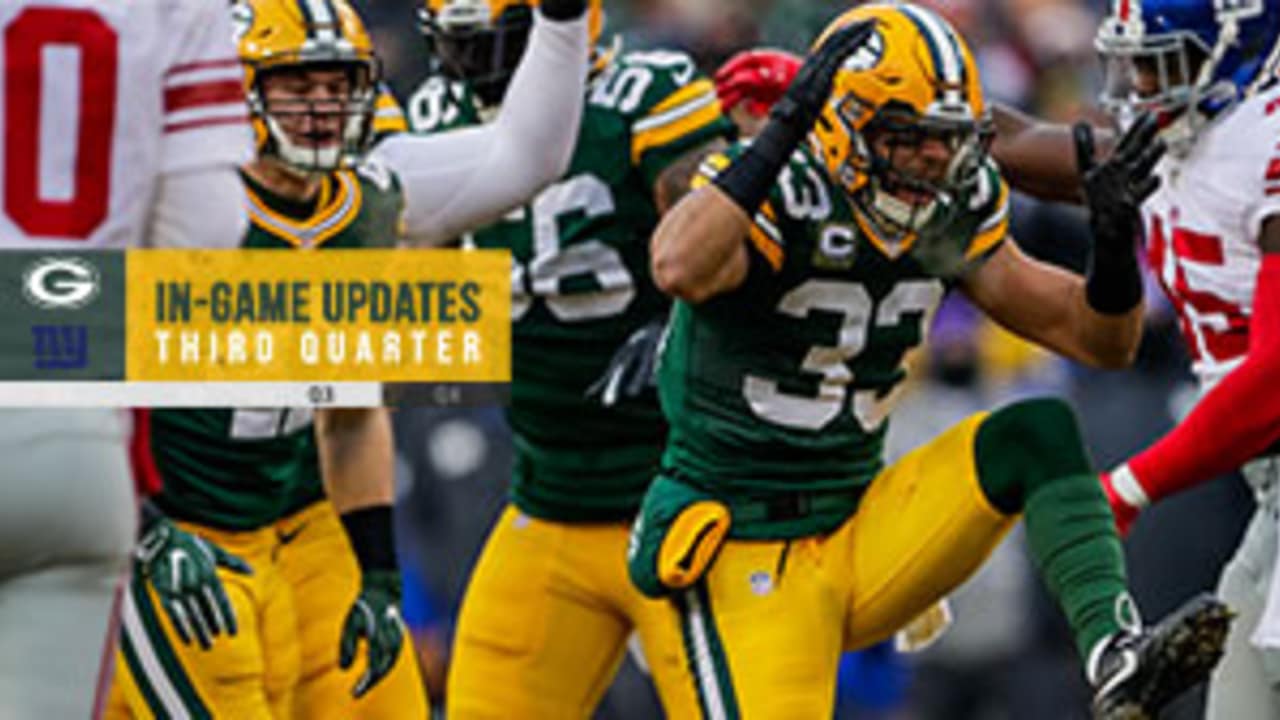Packers take 24-13 lead into fourth