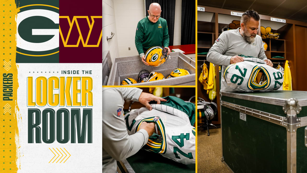 Behind the scenes: Inside the Packers' locker room in Maryland